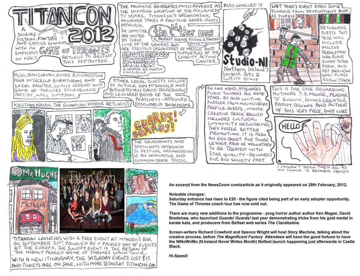 The Magnificent One Day Comic Book Factory at TitanCon – andy-luke.com